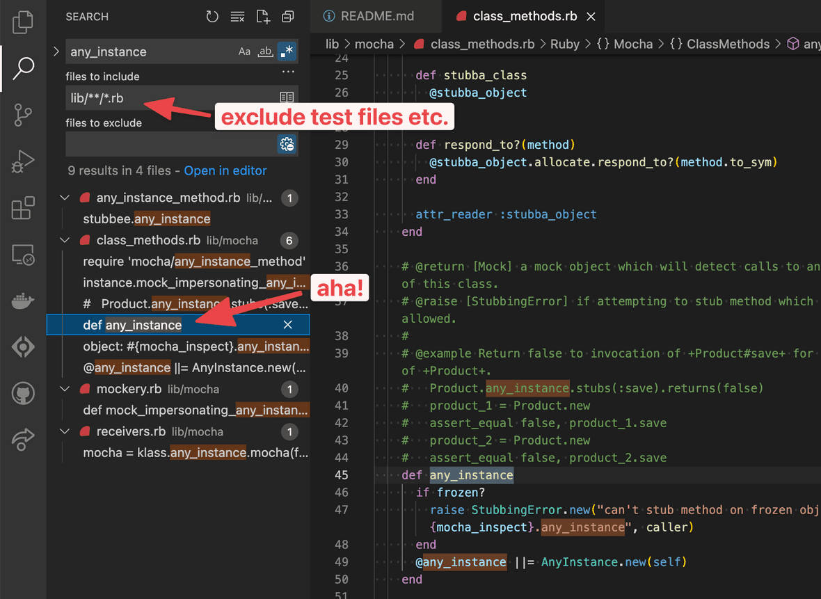 Reading a Ruby gem with VSCode | wasabigeek